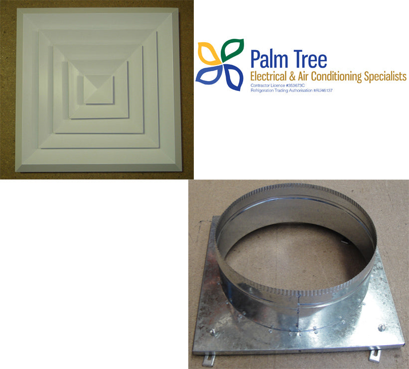 Bevelled Edge 490 X 490 Supply Air Diffuser — Palm Tree Enterprise ...