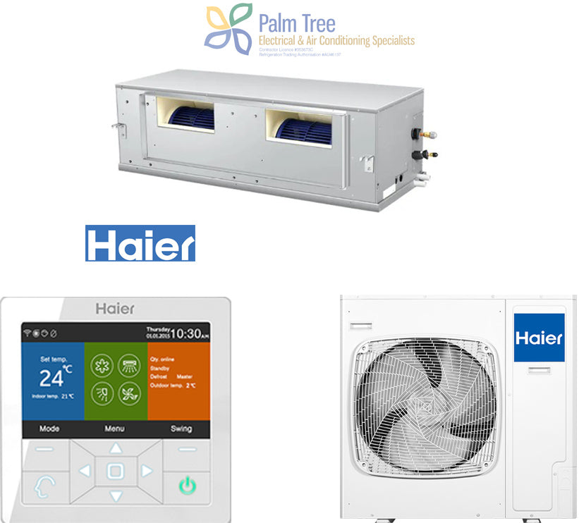 Haier Smart Power AD125HP5FA-SET 12.5kW Ducted System High Static 1 Ph ...