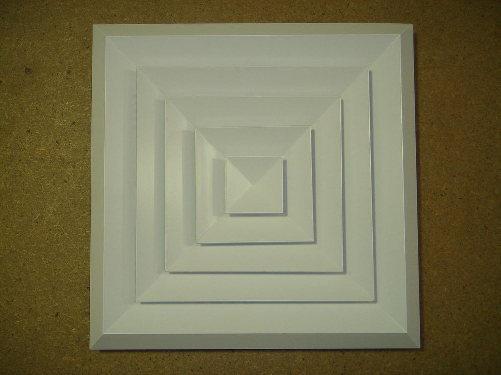 Bevelled Edge 595X595 Supply Air Diffuser — Palm Tree Enterprise Australia