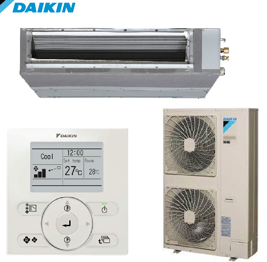 Daikin Premium Inverter Slim-Line FBA100BVMA 10.0kW 1 Phase Ducted Sys ...