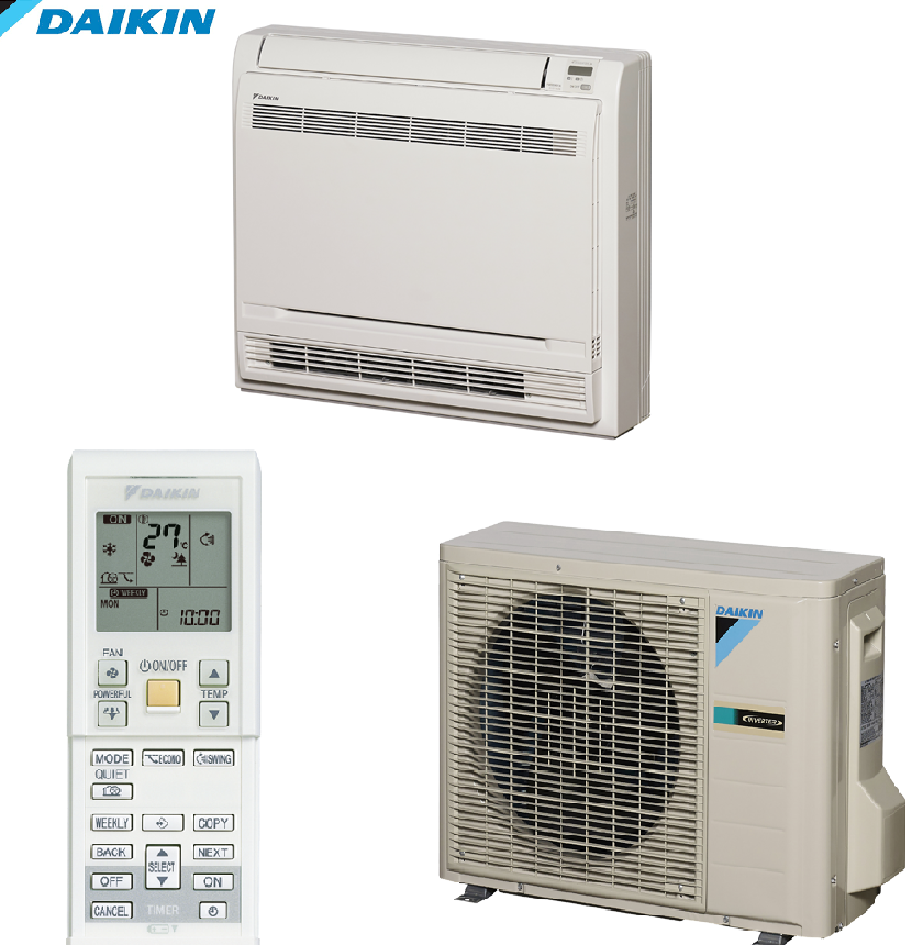 Daikin Floor Standing FVXS60LVMA 6.0kW Inverter Split System Supply an ...